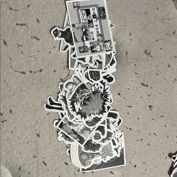 Other | Anime Character Sticker Pack | Poshmark